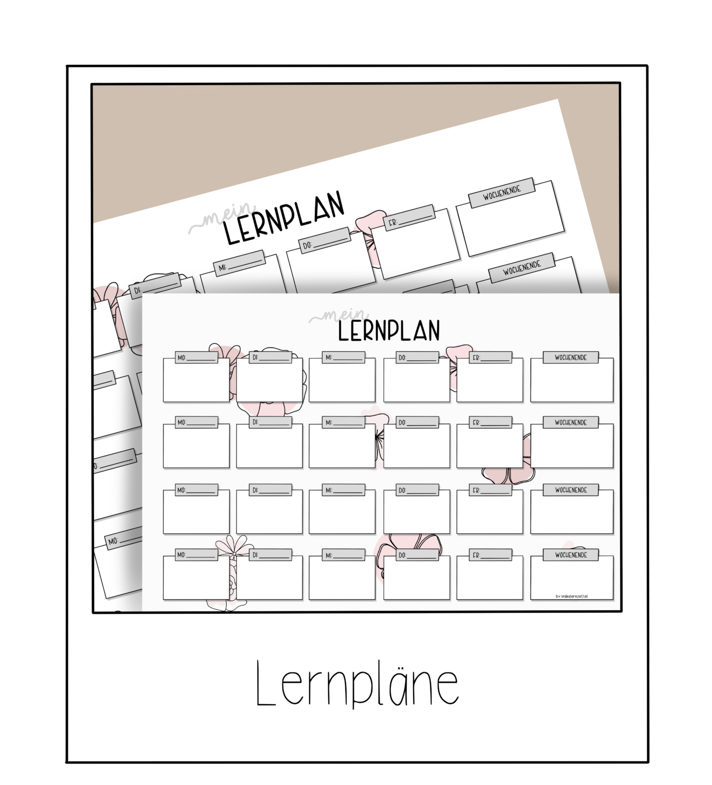 Printables Schule - Lindas Lernzettel