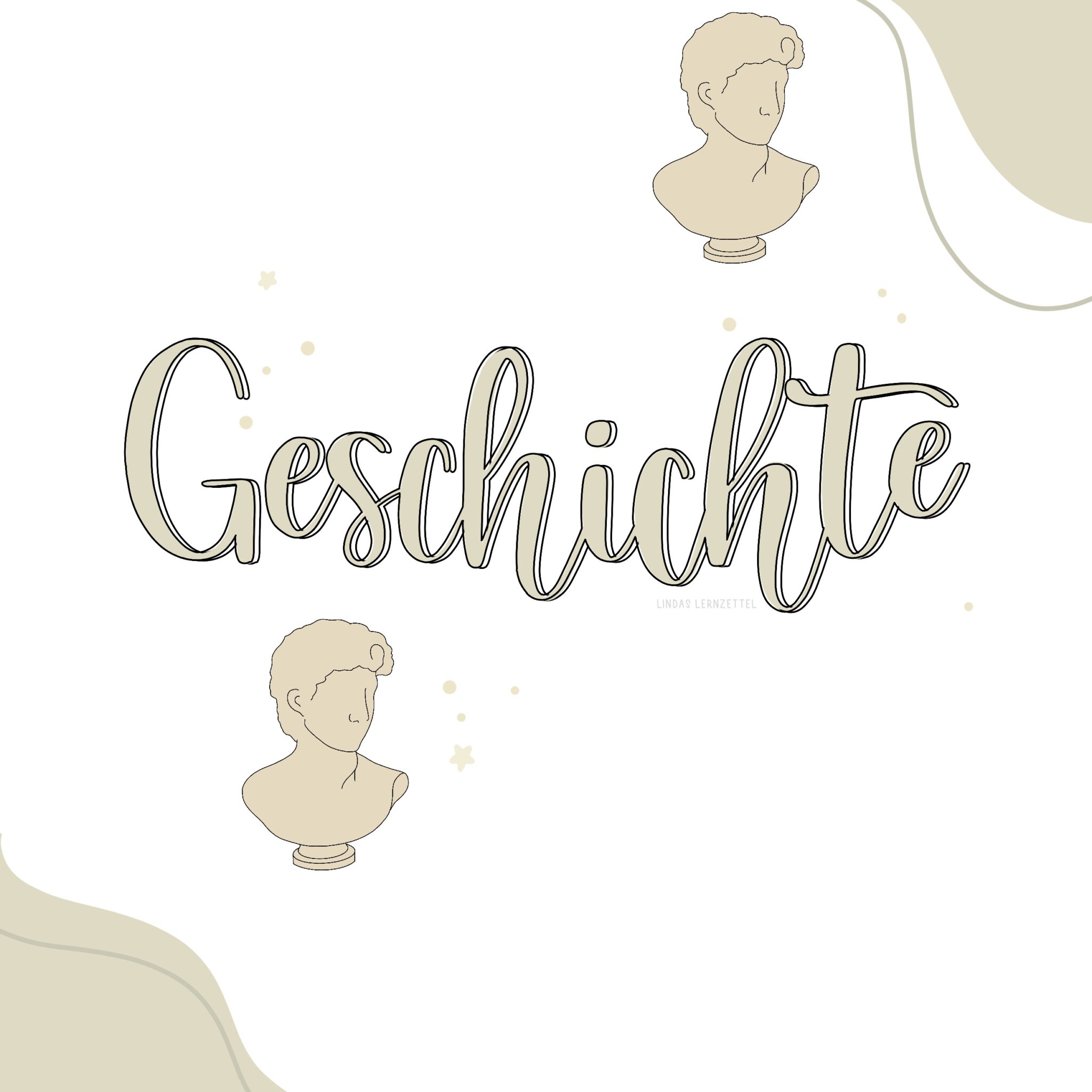 Deckblätter Design 3 - Lindas Lernzettel